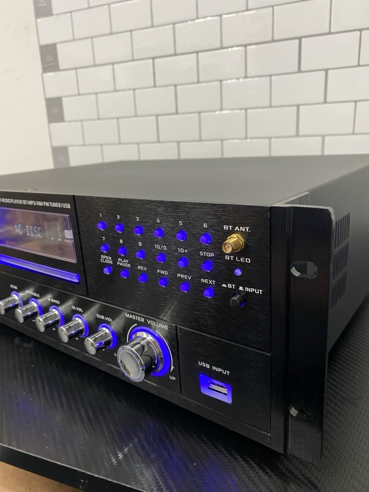 Pyle PD3000BA Black 4 Channel Wireless BT Amplifier - 3000 Watt | eBay