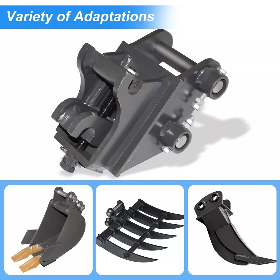 Attachment Quick Hitch Coupler Attachments for 0.8-2.0 Ton Mini ...