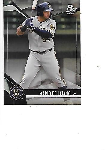Mario Feliciano 2021 Bowman Platinum Top Prospect Baseball Card #TOP-82 ...
