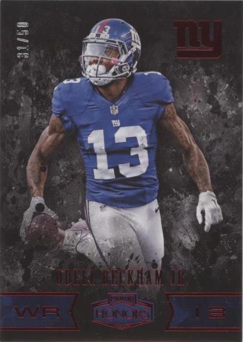 2016 Panini Honors - Odell Beckham Jr. #53 Red /50 for sale online | eBay