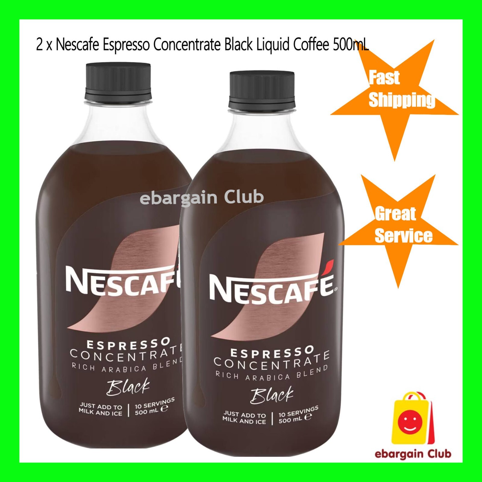 *Limited Time Only* 2 x Nescafe Espresso Concentrate Black Liquid ...