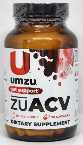 UMZU ZUACV Gut Support Colon Cleanse Supplement 90 Capsules New Sealed ...