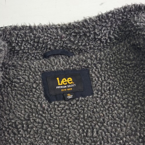 Men’s Lee Premium Select Workwear Canvas Vest Sz XL Warm Sherpa Lined ...