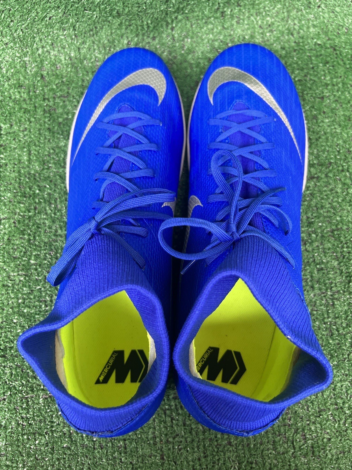 Nike Mercurial Superfly Royal Blue Silver Mens Size 1… - Gem