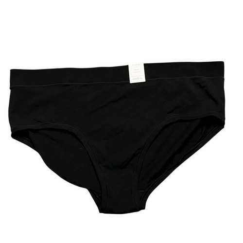 Auden Panties Cotton Blend Hipster Black 4XL 28-30 Plus Size NEW ...