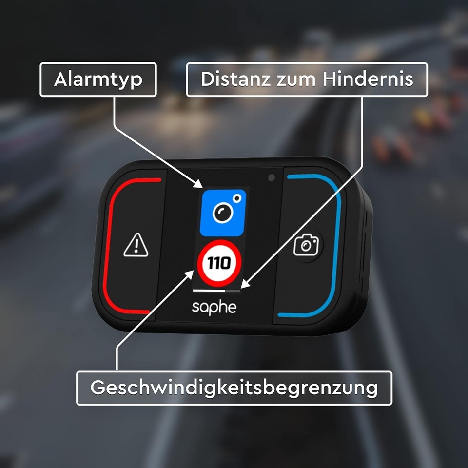 Kompakter Mini Blitzerwarner fürs Auto – Radar- & Tempolimitwarnsystem ...