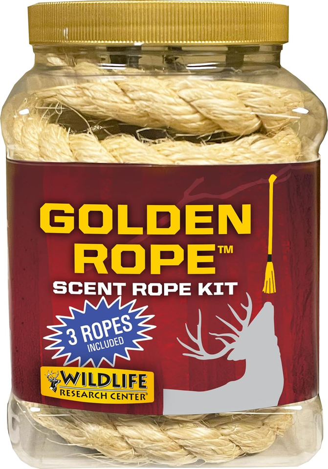 Golden Rope Scent Rope Kit – Rope Scrape Kit for Deer Hunting with 3 ...
