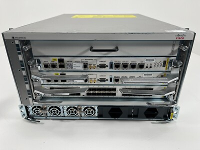 CISCO ASR-9904-AC 4 Slot Modular Router W/ FAN & 2 x PWR-3KW-AC-V2 ...