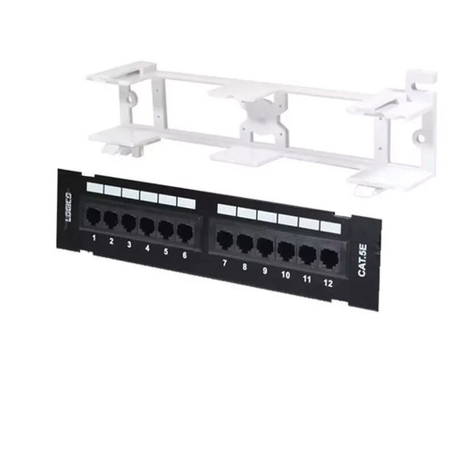 Commercial Electric 12-Port Category 5e Mini Patch Panel w/ 89D ...