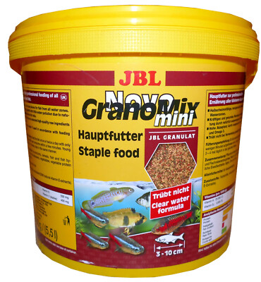 Nachfüllpack: JBL Novo GranoMix mini Granulat - Futter Aquarienfische 3 ...