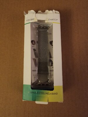 WithIt Apple Watch Mesh Band 38mm/40mm, Silver Mesh Band | eBay