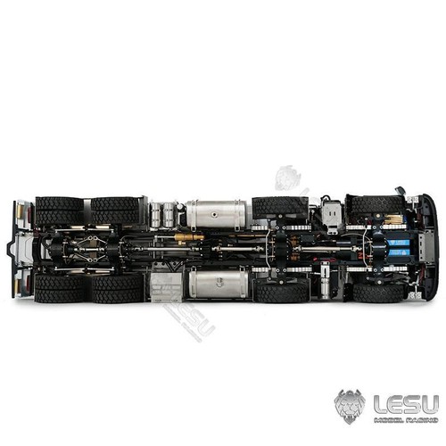 1/14 LESU 8*8 Hydraulic Roll on/off RC Dumper Tipper Assembled Crane ...