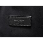 Saint Laurent Tote Bag Teddy YSL Black with Drawstring Inner Shoulder ...