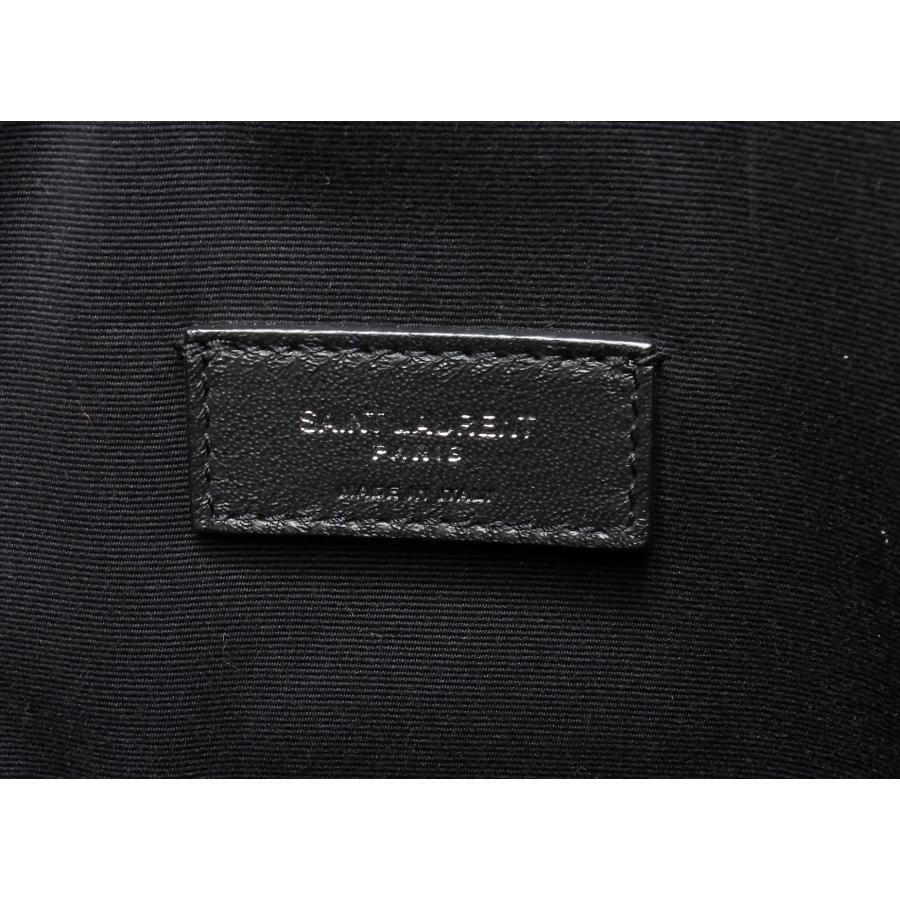 Saint Laurent Tote Bag Teddy YSL Black with Drawstring Inner Shoulder ...