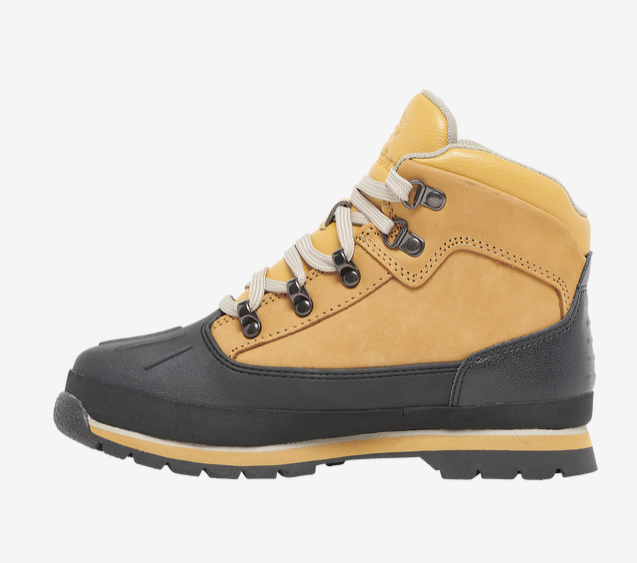 Timberland Euro Hiker Shell Toe Boots Wheat Nubuck Brown GS Sz 4y-7y | eBay