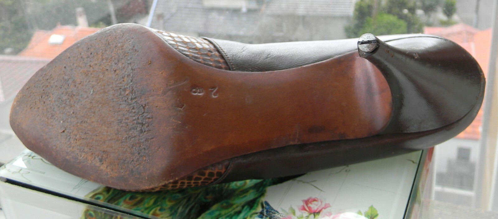 VINTAGE Rima Shoes 1950s Stylish Chic Lizard Skin-Leather Couture Heels ...