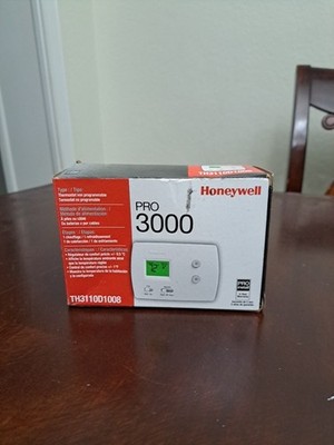 Honeywell PRO 3000 Non-Programmable Thermostat TH3110D1008 - NEW | eBay