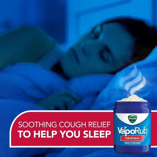 Vicks VapoRub, Original, Cough Suppressant, Topical Chest Rub ...