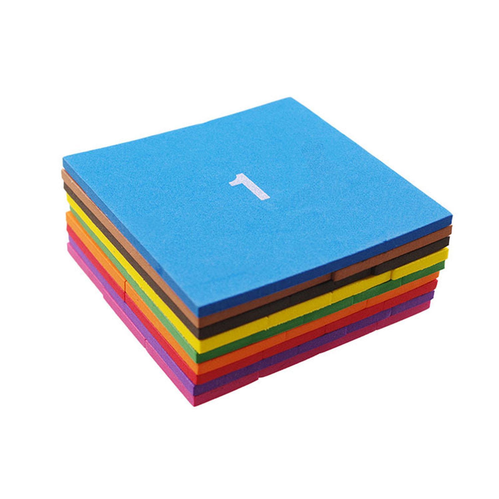 51Pcs Fraction Blocks Math Materials for Kids Teaching Tools Montessori ...