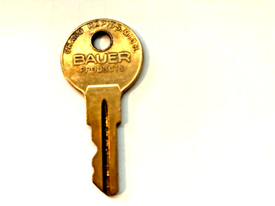 Vintage Bauer Products Cut Key Code K127 Replacement for Locks ...