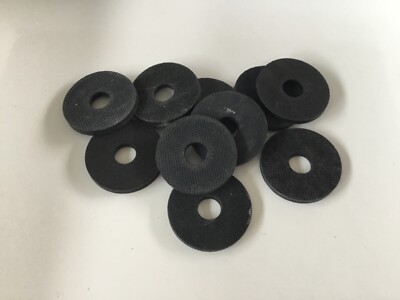 M8- Rubber Washers 30mm O/D X 8.4mm I/D X 3mm Thk, various quantities ...