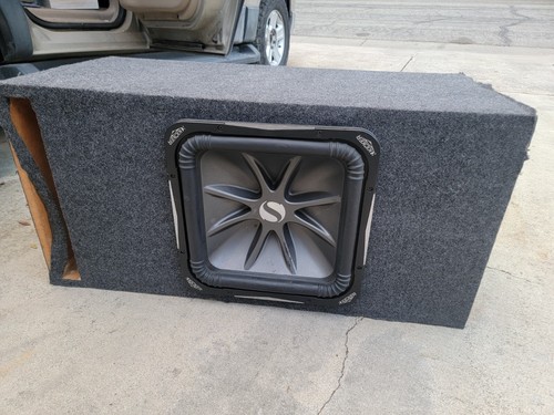 12" KICKER SOLOX L7X SINGLE SOUND MEKANIX Subwoofer | eBay