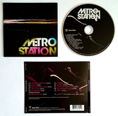 Cd Metro Station Metro Station Europe 2009 Pop Music Audio Compact Disc ...