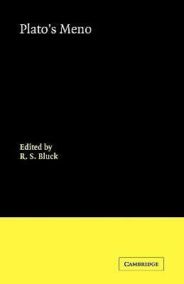 Plato's Meno by Plato (Paperback, 2011) for sale online | eBay