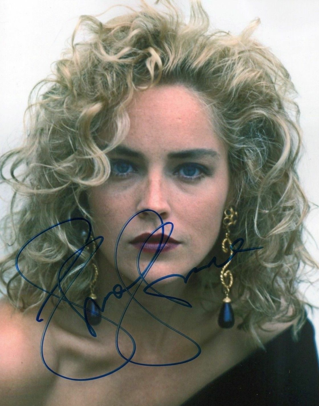 SHARON STONE AUTOGRAPHED SIGNED A4 POSTER PHOTO PRINT | eBay UK