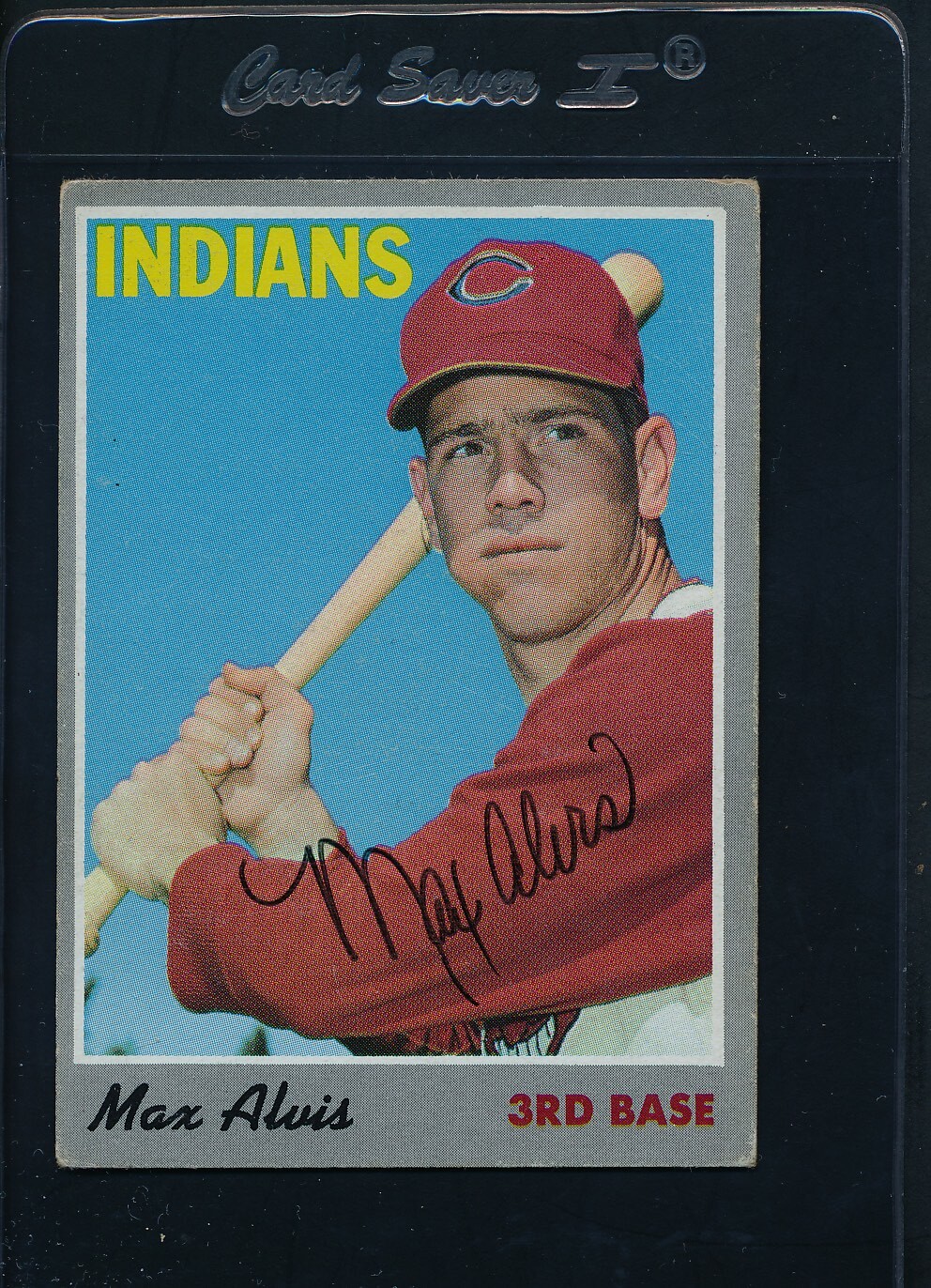 1970 Topps #85 Max Alvis Indians Signed Auto *39693 | eBay