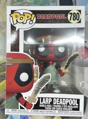 FUNKO POP Deadpool LARP Deadpool Pop! #780 Vinyl Figure 30th ...
