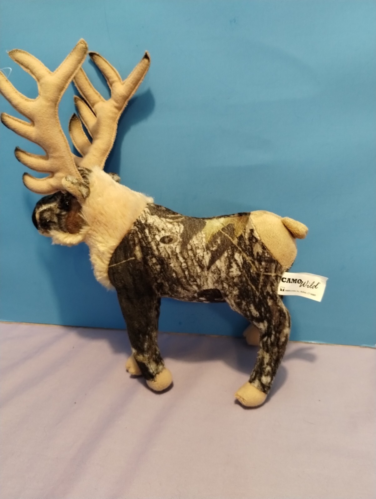 Bass Pro Buck Elk Mossy Oak Wildlife Artists Camo Wild Camouflage Plush ...
