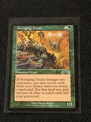 Magic the Gathering Exodus Avenging Druid | eBay