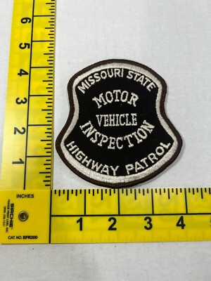 Missouri State Motor Vehicle Inspection Highway Patrol Police Shoulder ...