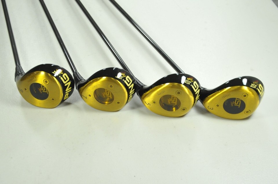 Ping ISI Tour 3, 5, 7, 9 Fairway Wood Set Stiff Flex Right Graphite ...