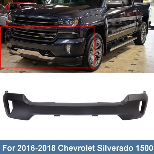 For 2016 2017 2018 Chevy Silverado 1500 W/ Fog Light Holes Front Bumper ...