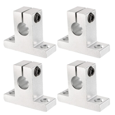 4Pcs SK10 Clamping Rod Support 10mm Dia Shaft Linear Motion Rail ...