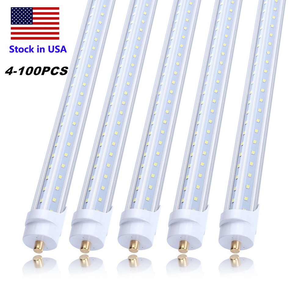 8FT LED Tube Light T8 T12 Single Pin FA8 Bulbs 45W 65W 90W 8Foot LED ...