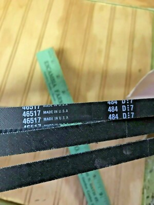 QTY 3 V-BELTS 46517, 3113452 MATCHED SET OR USE SEPARATELY 9465HD ...