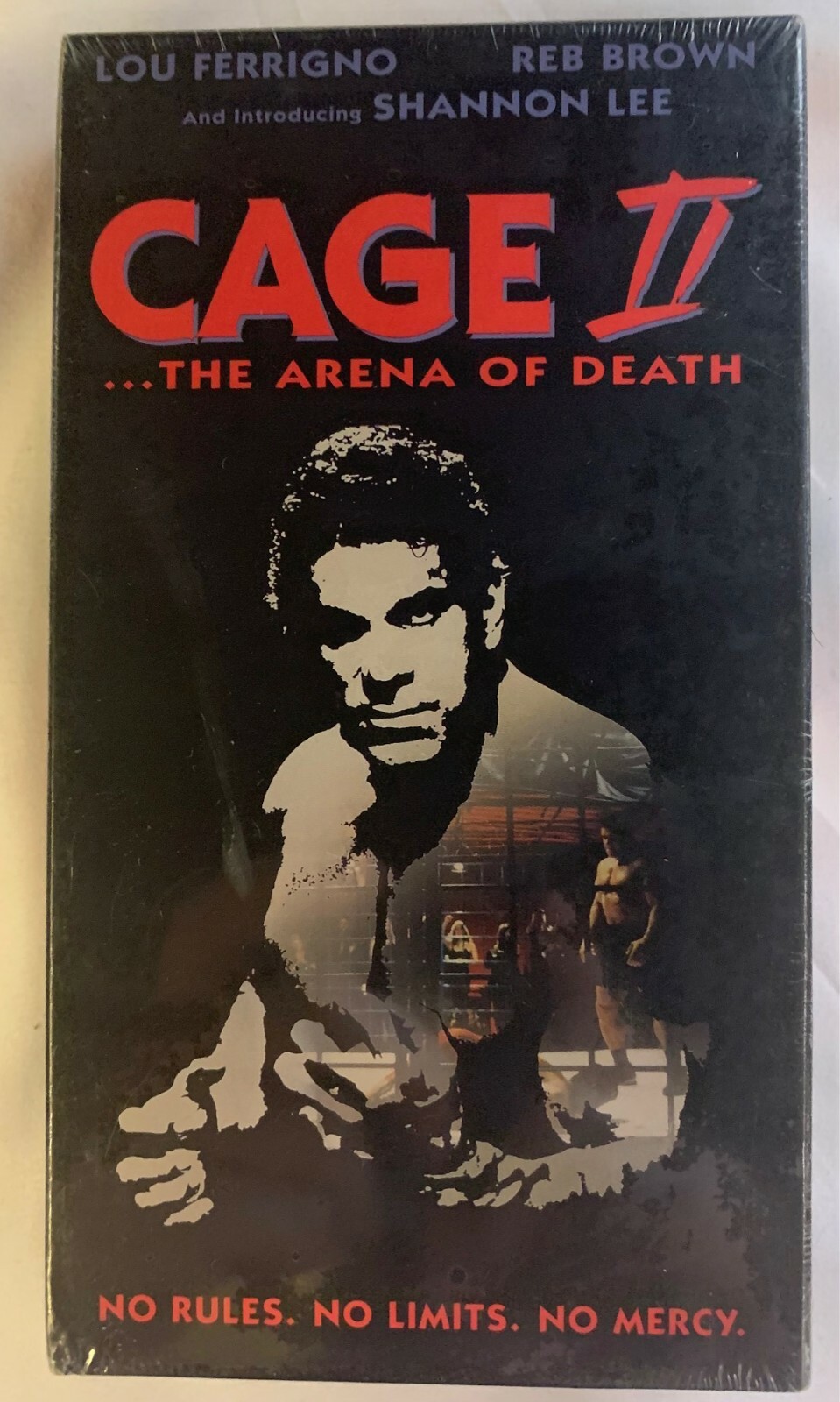 Cage II: The Arena of Death VHS,1994 Lou Ferrigno Reb Brown 1994 RARE ...