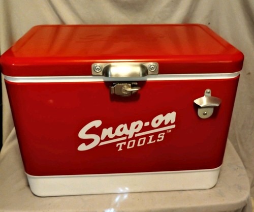 SNAP ON TOOLS Cooler Vintage Style Cooler Limited Edition Snap On Ice ...
