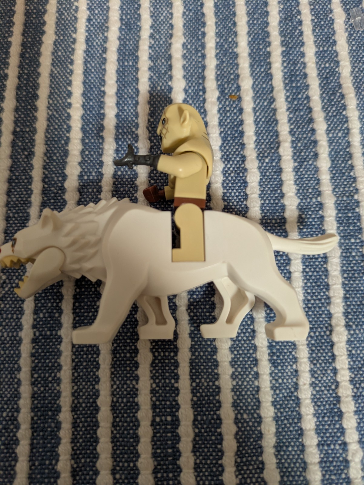 Azog The Defiler Pale Orc authentic Lego minifigure White Warg Wolf ...