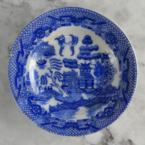 One Vintage Blue Willow Butter Pat Made in Japan 3-3/4" Diameter | eBay