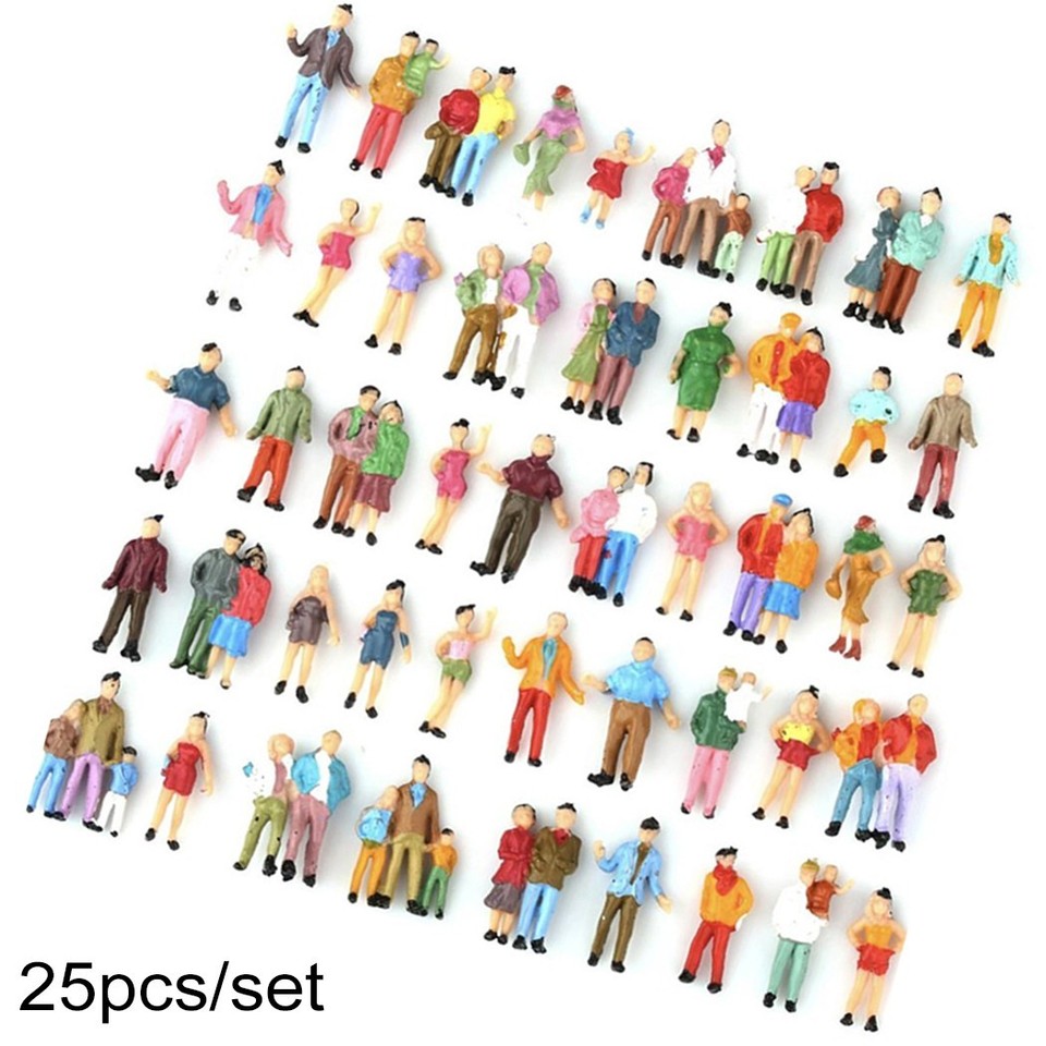 25 Pack Figures People Model Railway Passengers Accessories High ...