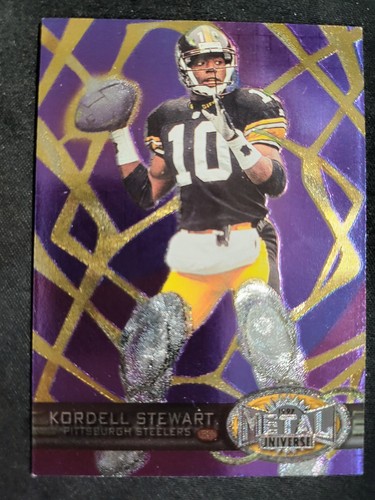 1997 Metal Universe Kordell Stewart Card #75 Steelers | eBay