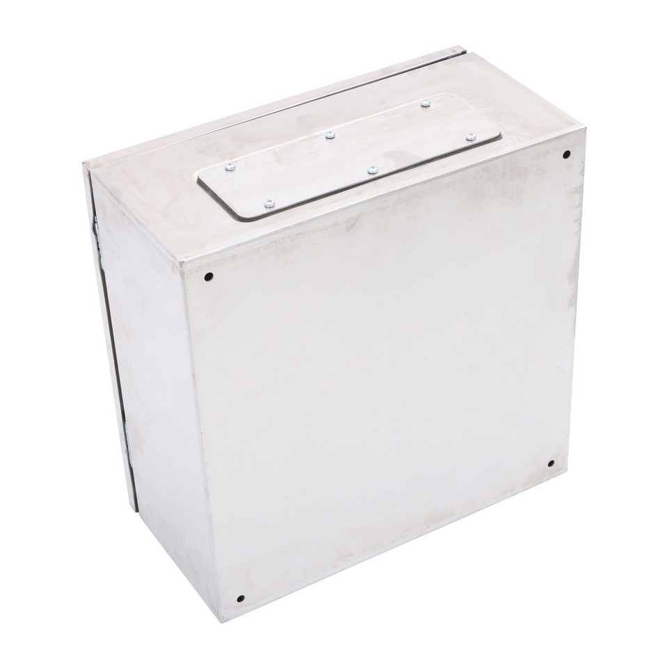 16x16x8'' NEMA 4X Stainless Steel IP65 Waterproof Enclosure Electrical ...
