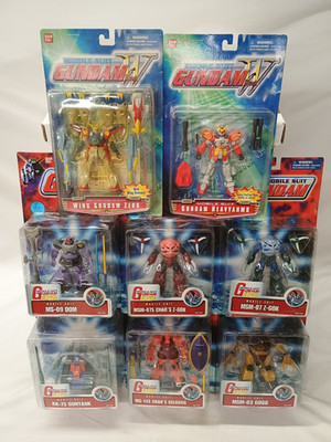 Lot of 8 Bandai Mobile Suit GUNDAM Wing Figures Deluxe Edition NIP | eBay