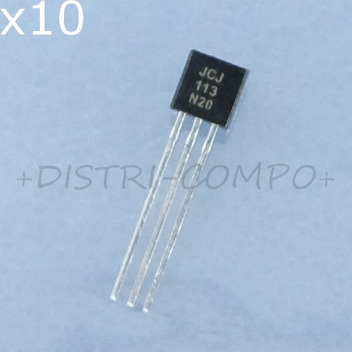 J113 JFET N-CH TO-92 ONS RoHS Transistor (Lot of 10) | eBay