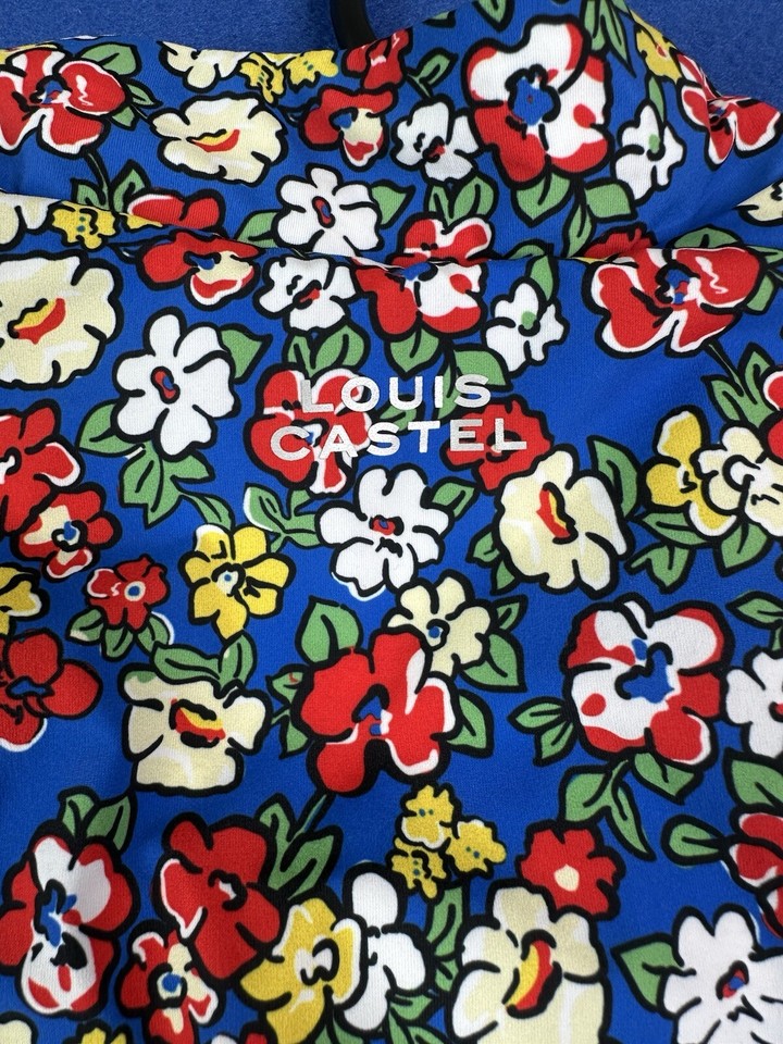 LOUIS CASTEL Jacket Women Size 90 (XS) Golf Windbreaker Full Zip Floral ...