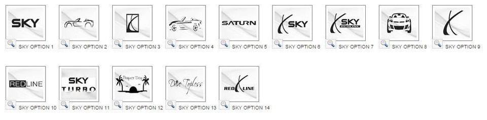 Saturn Sky Windrestrictor Windblocker Windscreen Etched and Illuminated ...